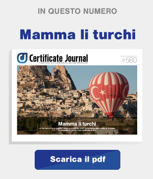 E' uscito il Certificate Journal n.560 - Certificate Journal